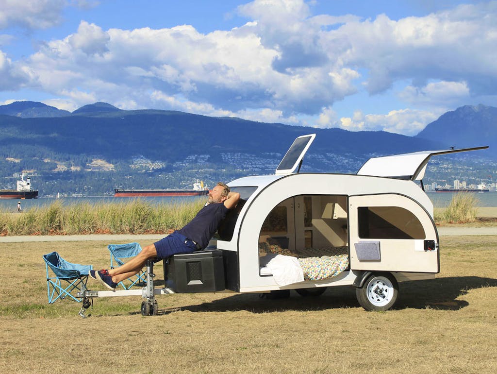 Una roulotte in miniatura davvero molto funzionale