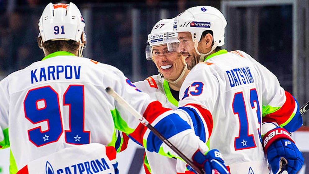 KHL. Le SKA de Datsyuk s'impose à Zurich.