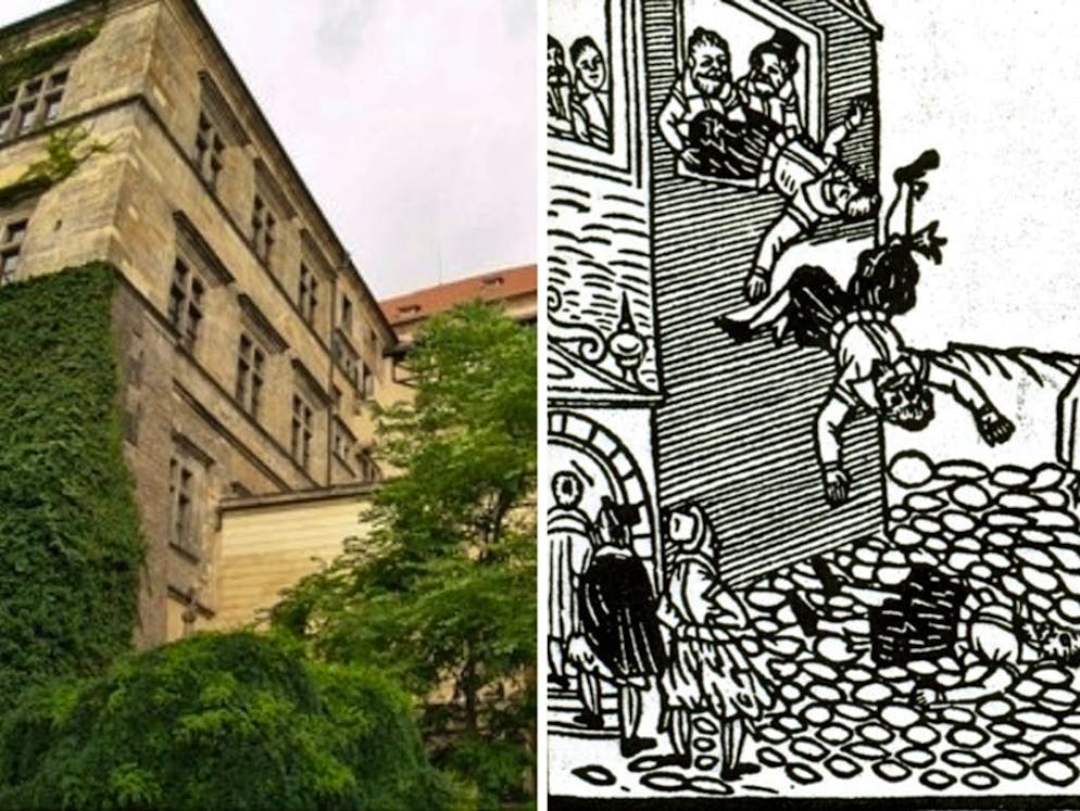 La défenestration de Prague marquait le début de la guerre de Trente Ans