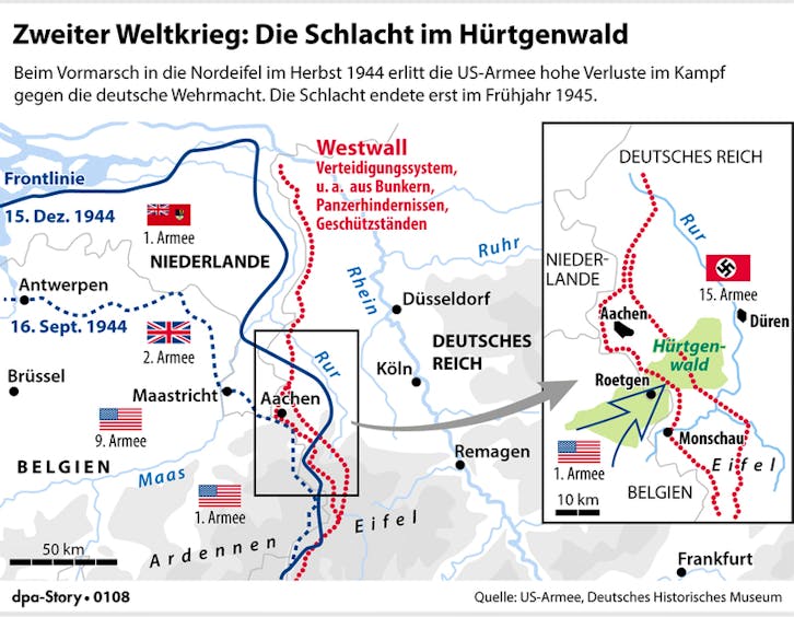 Schlacht im Hürtgenwald. US-Soldaten nannten ihn «die Todesfabrik».
