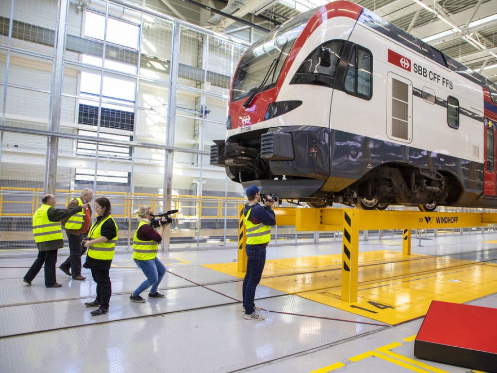 Nouvel atelier d'entretien des trains CFF