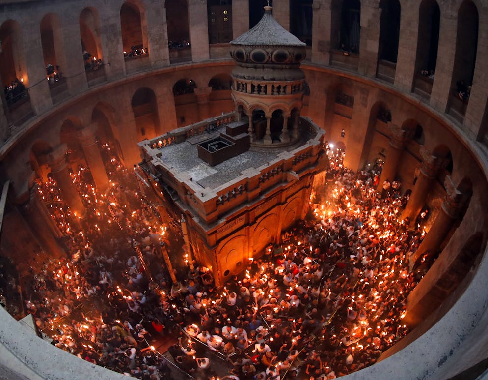 Voyage. Des travaux de rénovation du sol du Saint-Sépulcre vont être ...