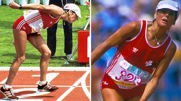 Olympia 1984. Gaby Andersen-Schiess' unvergessener Zieleinlauf in Los ...