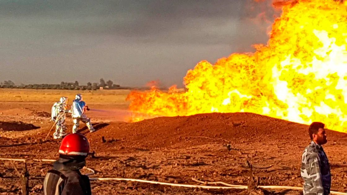 Ganzes Land betroffen: Gas-Pipeline in Syrien explodiert: Stromausfall ...