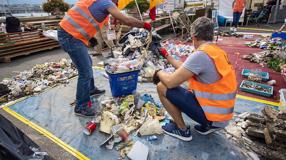 Développement durable: Les Genevois ont collecté les immondices | blue News
