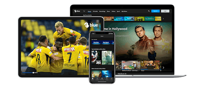 Unsere TV-Abos für die beste Unterhaltung | blue