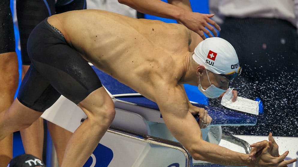Schwimmen. Europameister Desplanches als Vorlauf-Schnellster in den ...