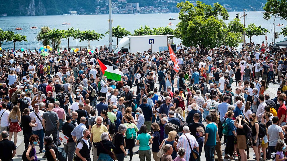 Lugano: Friedliche Kundgebung gegen Abbruch des CSOA | blue News