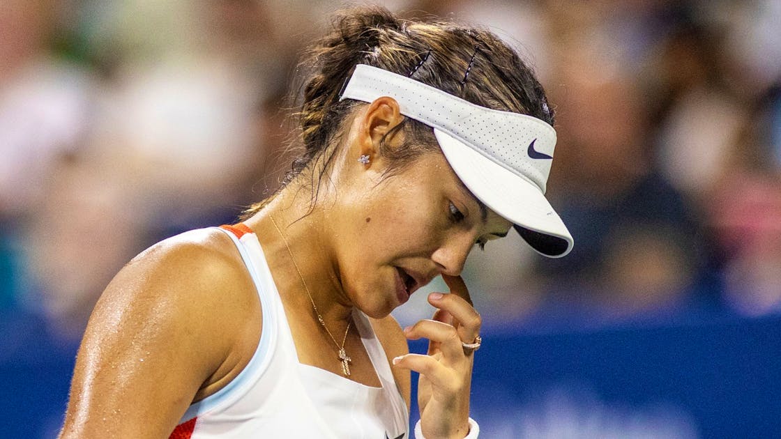 Titelverteidigerin am US Open schon out: Der tiefe Fall von Emma ...