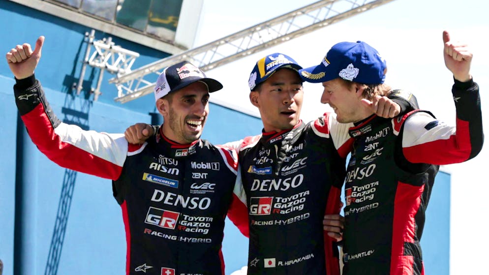 6 Heures de Fuji. Victoire de Sébastien Buemi et de sa team.