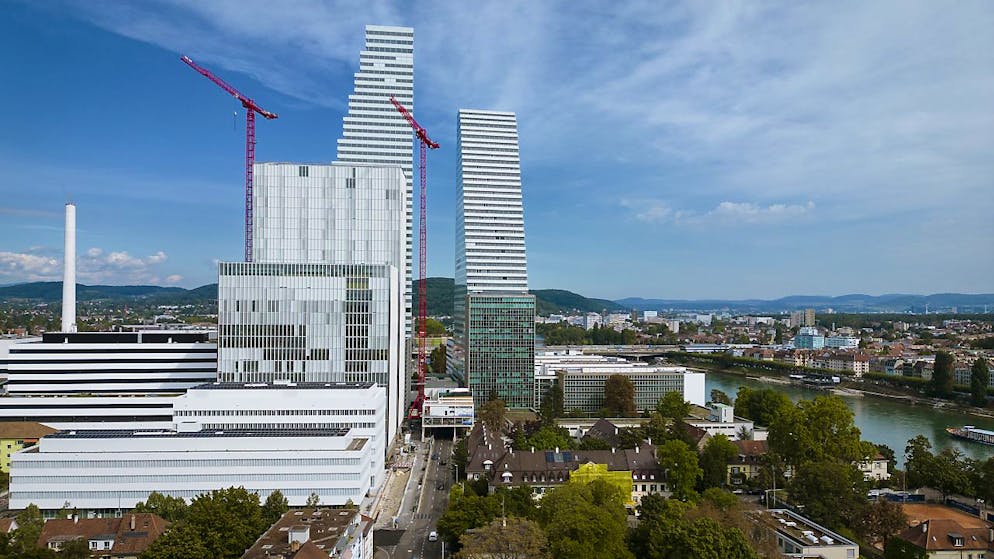 Basel. Stromausfall nach Feuer auf Roche-Areal.