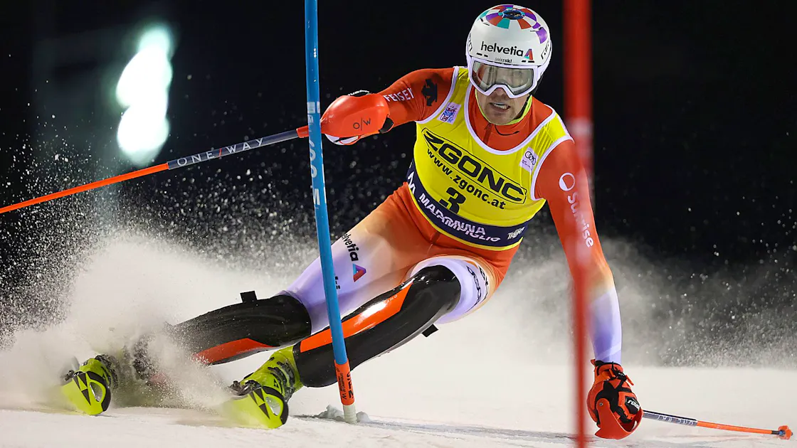 Zum 3. Mal: Daniel Yule gewinnt den Nacht-Slalom in Madonna di ...