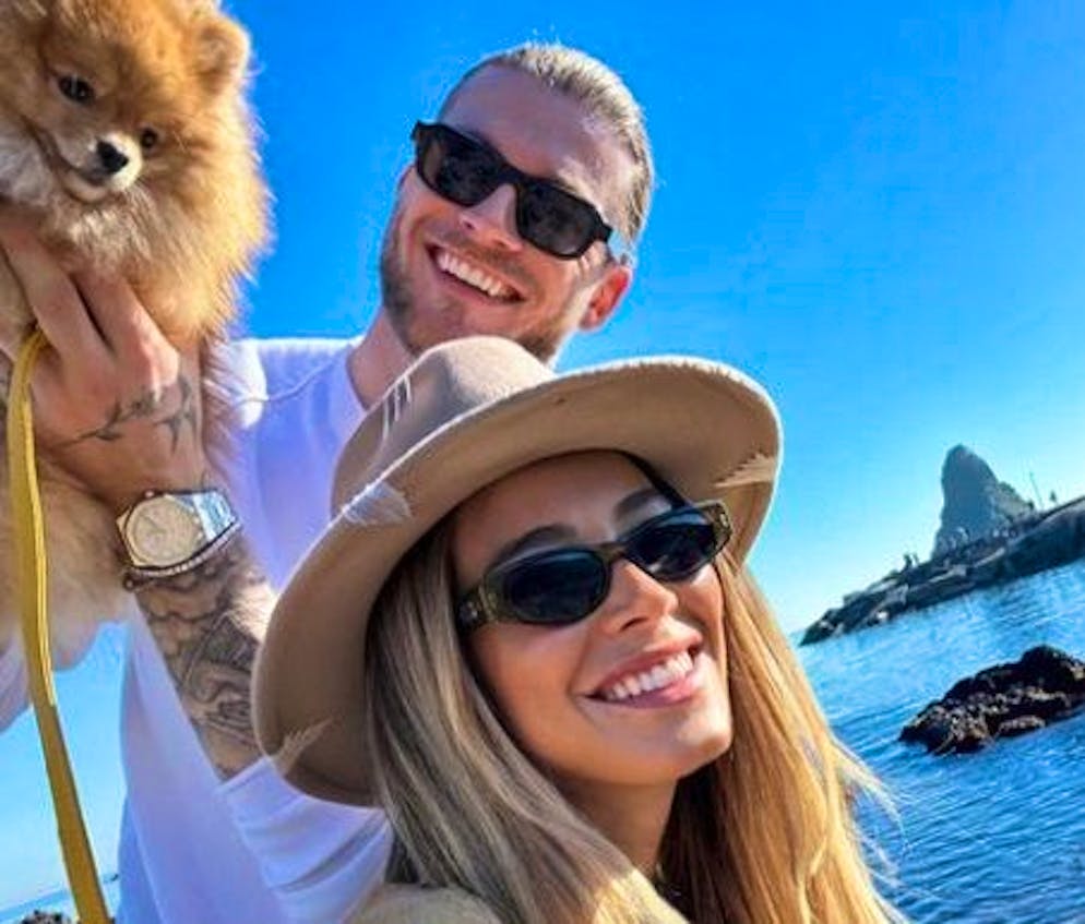 A Catania: Per Diletta Leotta Natale in famiglia con Loris Karius ...