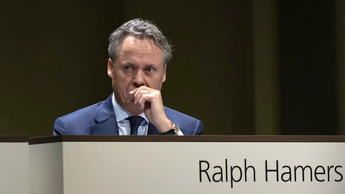 Banques: UBS sait gérer les changements, selon Ralph Hamers | blue News
