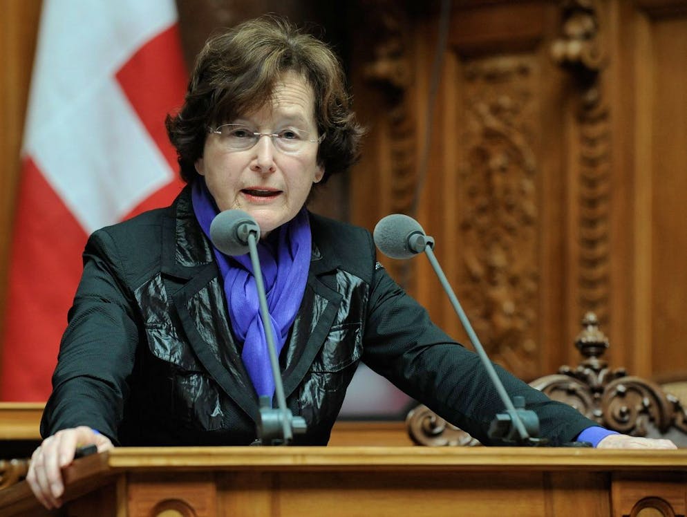 È morta l'ex consigliera federale Elisabeth Kopp, prima donna nella ...