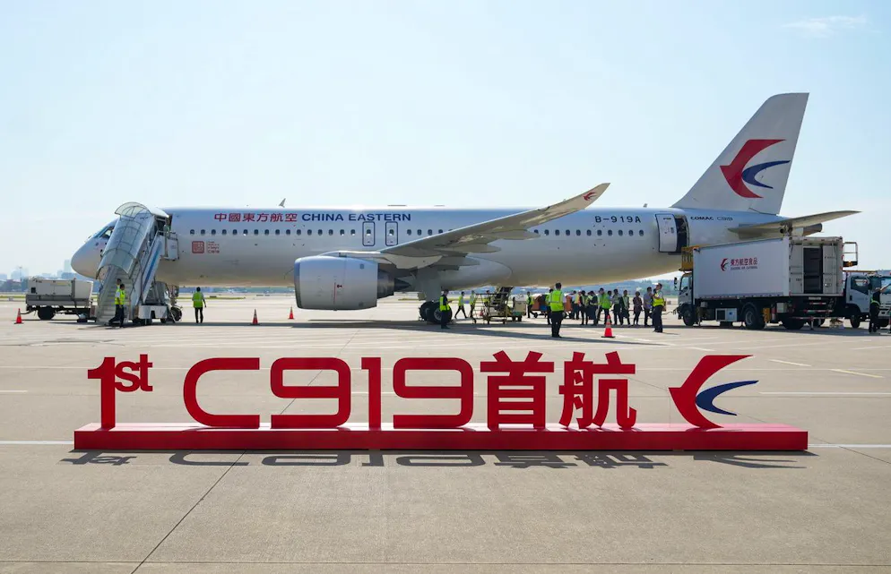 Inaugurato il primo aereo passeggeri di produzione cinese | blue News