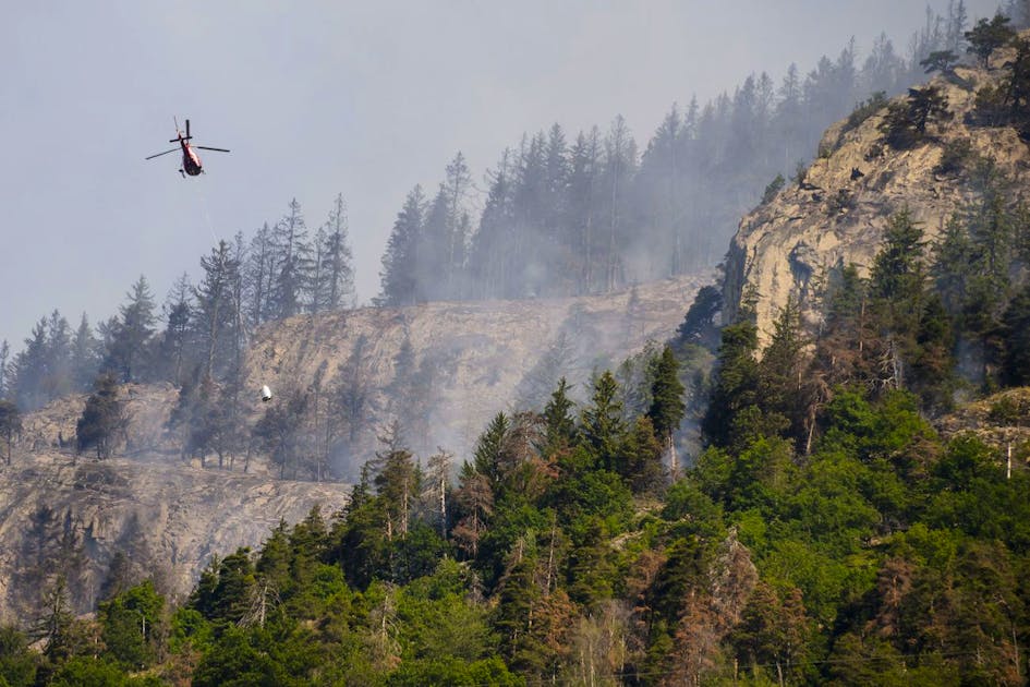 Oberhalb von Bitsch ist erneut Feuer ausgebrochen | blue News