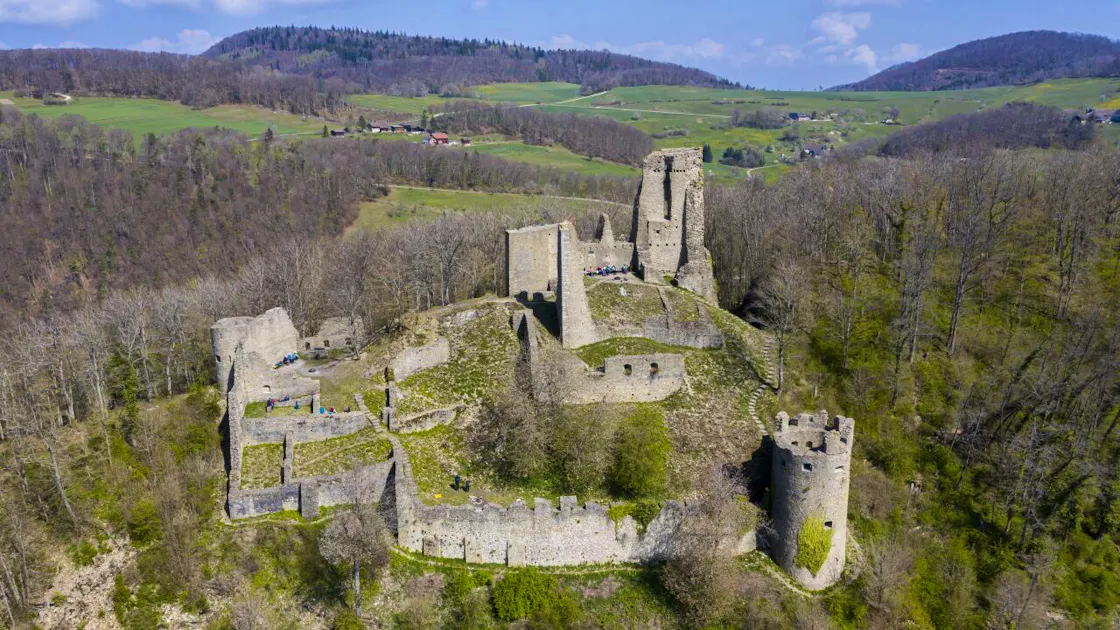 Burgen: Wo Kyburger, Habsburger und von Hallwyls im Aargau hausten ...