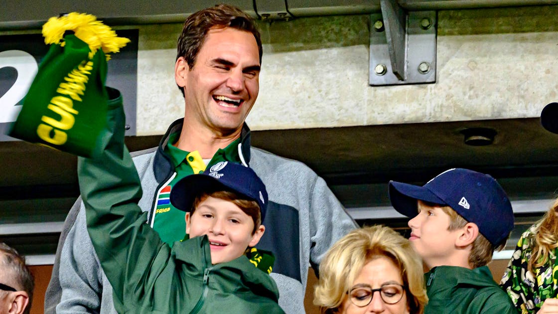 Mondial de rugby: Telle une star sud-africaine, Roger Federer fait ...