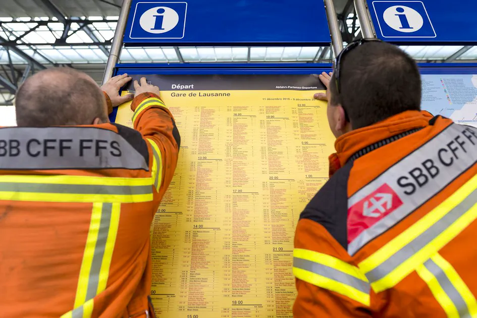 Qu'est-ce qui change?: Le nouvel horaire des CFF entre en vigueur ...