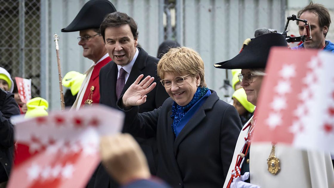 Bundesrat: Bundespräsidentin Viola Amherd im Wallis gefeiert | blue News