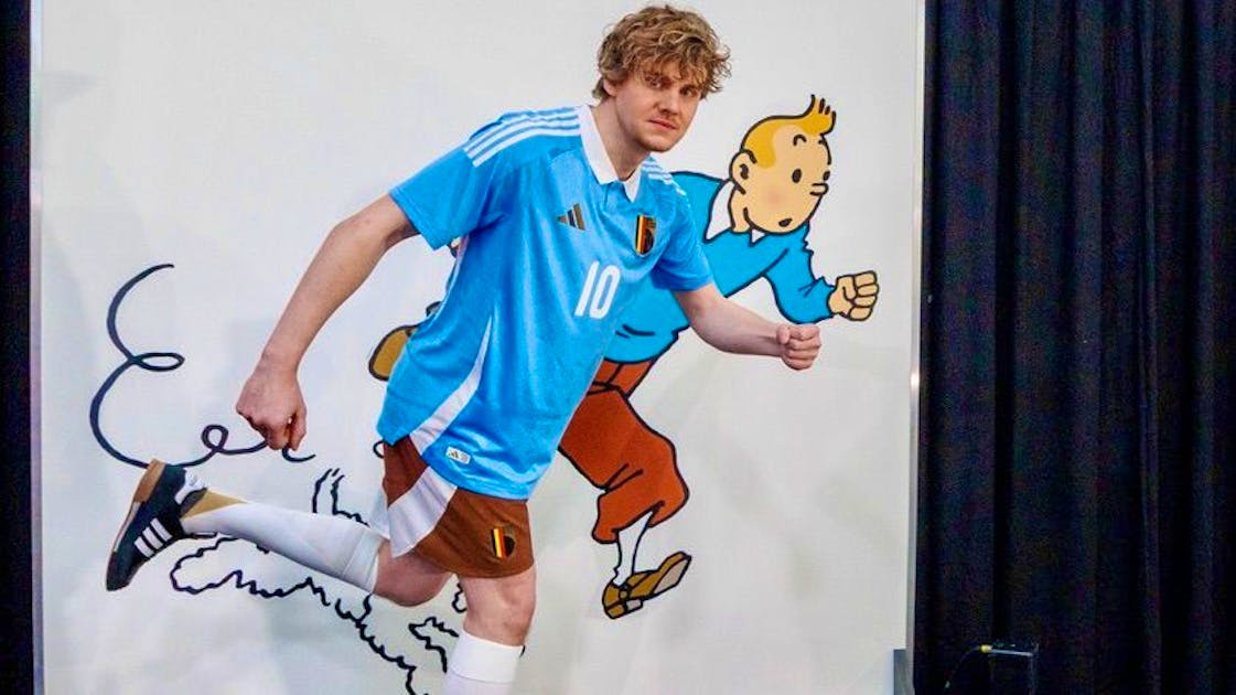 Euro 2024: La Belgique avec un maillot en hommage à Tintin | blue News