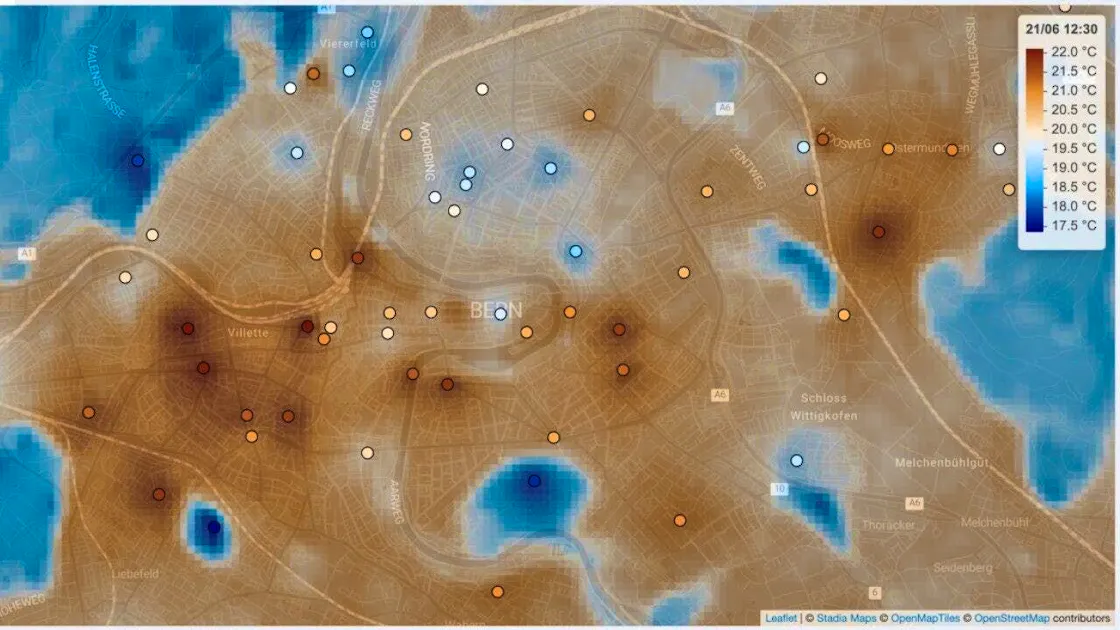Climate: New app from the University of Bern provides heat warnings for ...