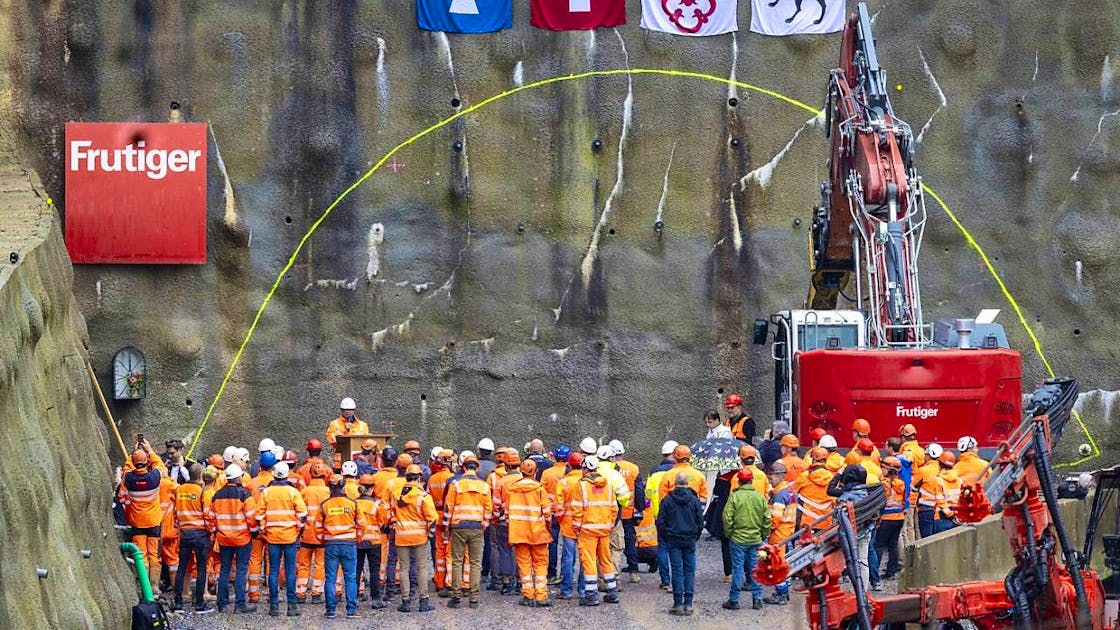 Tunnel construction: Canton starts construction work on A8 tunnel in ...
