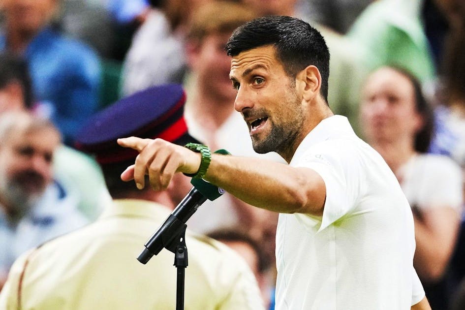 Wimbledon: «Have a goooood night» - Djoko en roue libre face au public ...