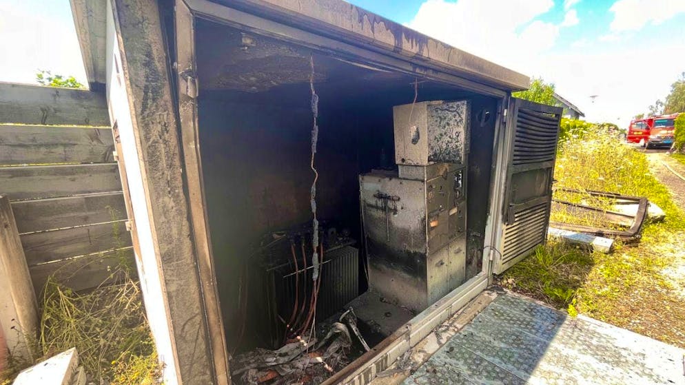 Eastern Switzerland: Fire in transformer station near Hefenhofen TG ...