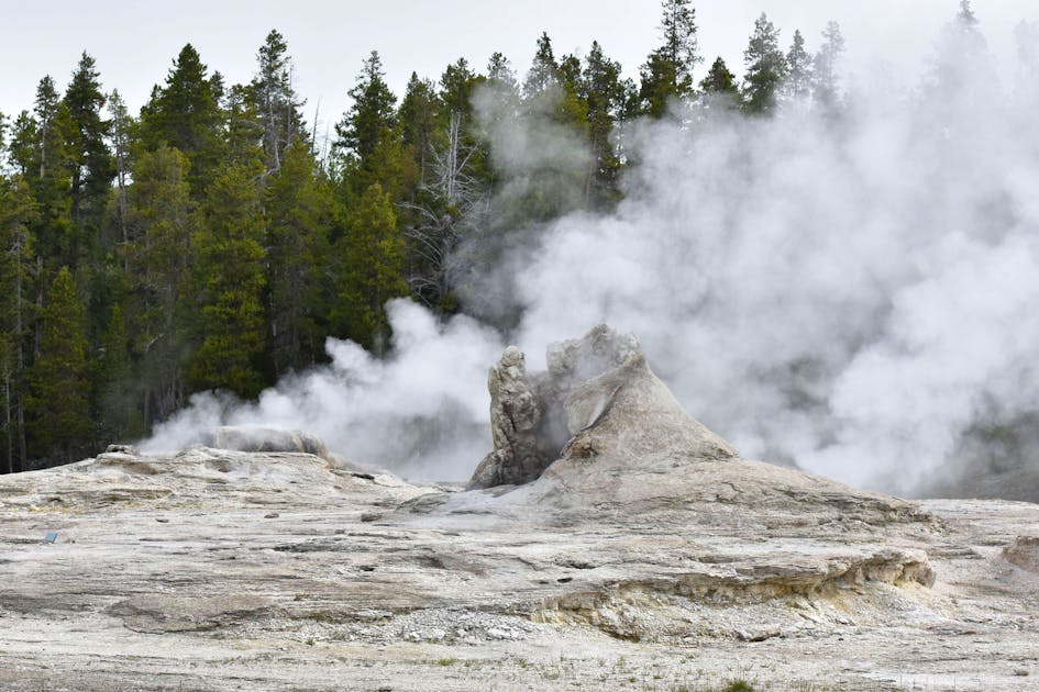 Yellowstone National Park: Geyser suddenly explodes - tourists have to ...