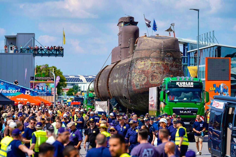 350-ton submarine finds its last berth in the museum | blue News