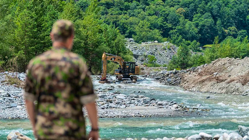 Storms: Army extends its assistance in the Maggia Valley TI | blue News