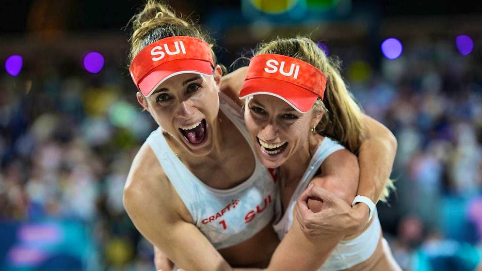 Beach volleyball: Tanja Hüberli/Nina Brunner are doing well in the ...