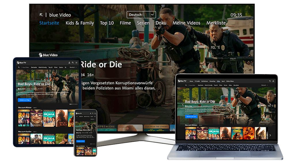 blue Video: Movies & TV shows on demand