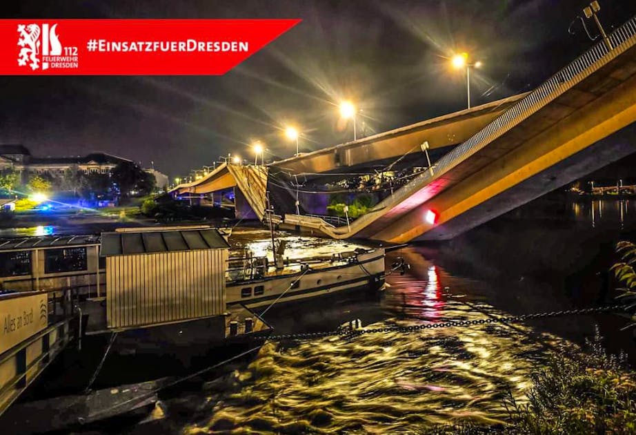 Bridge collapsed in Dresden | blue News