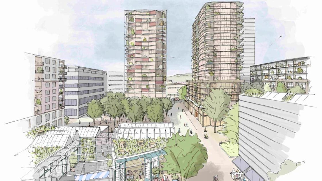 Urban development: City of Zug plans 60-meter high-rise at Theilerplatz ...