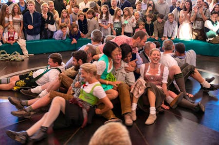 Upskirting on the devil's wheel: Oktoberfest visitors film women under ...