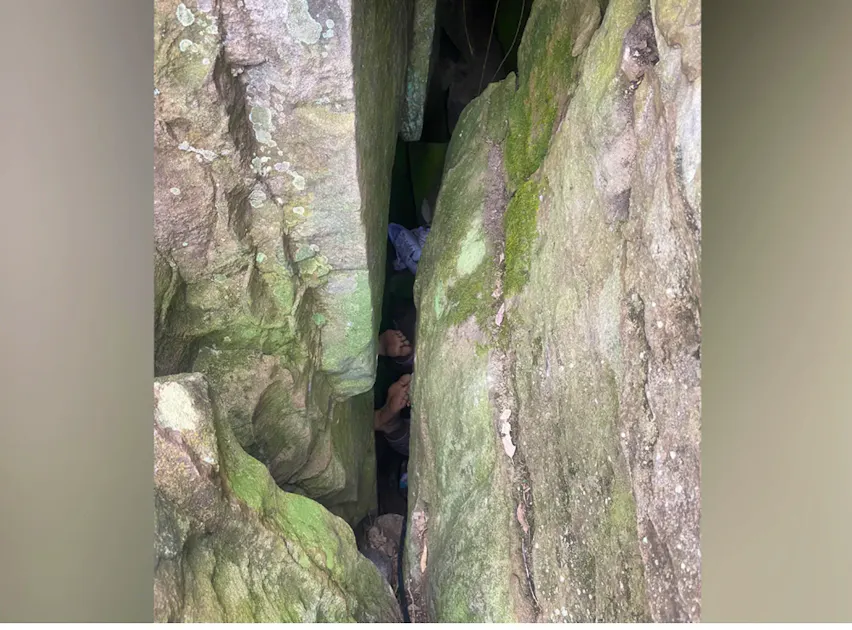 Seven-hour rescue operation: Woman tries to rescue cell phone and gets ...