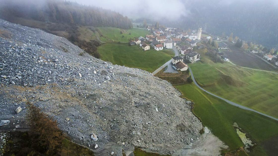 Rockfall: Geological causes of rockfalls in Brienz GR | blue News