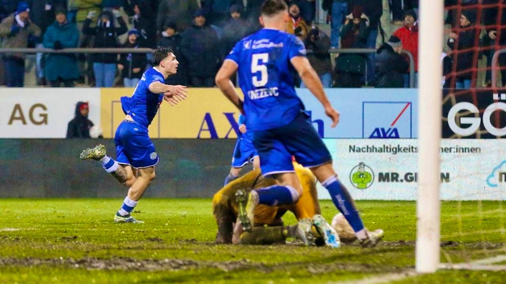 FCW - Lucerne 3:4: Lucerne turn things around in stoppage time | blue News