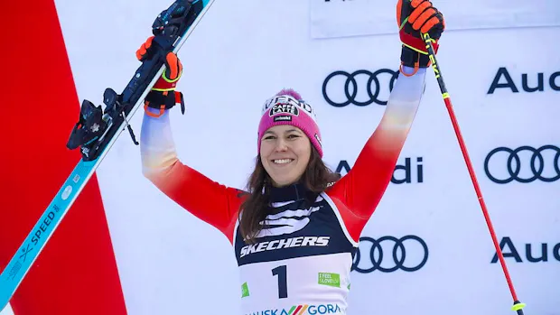 Alpine skiing: Wendy Holdener recaptures old times with 2nd place in ...