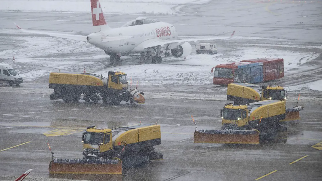Weather: Many flights from Zurich canceled due to snow and freezing ...