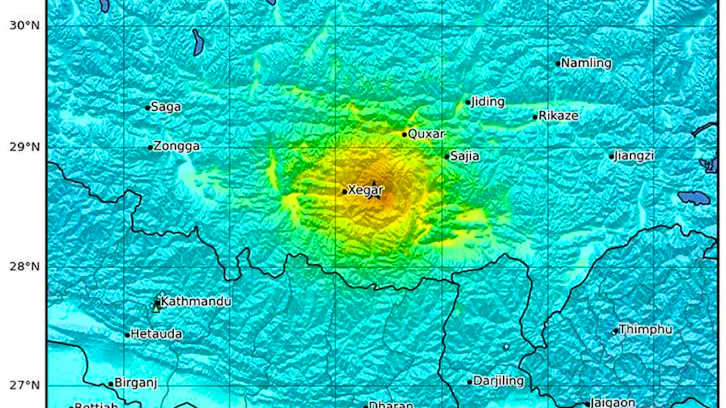 Earthquake shakes Tibet - at least 95 dead | blue News