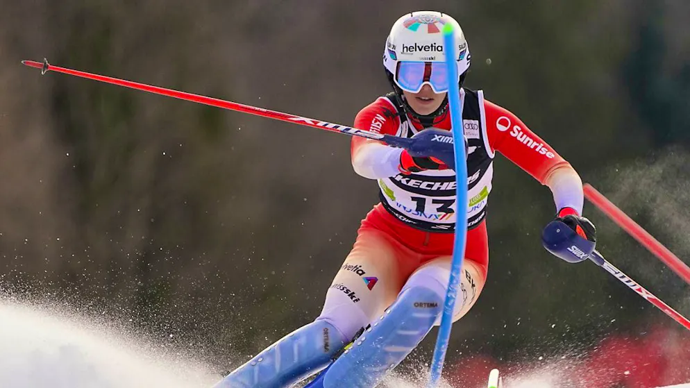 Alpine skiing: Michelle Gisin at the slalom start for the last time on ...