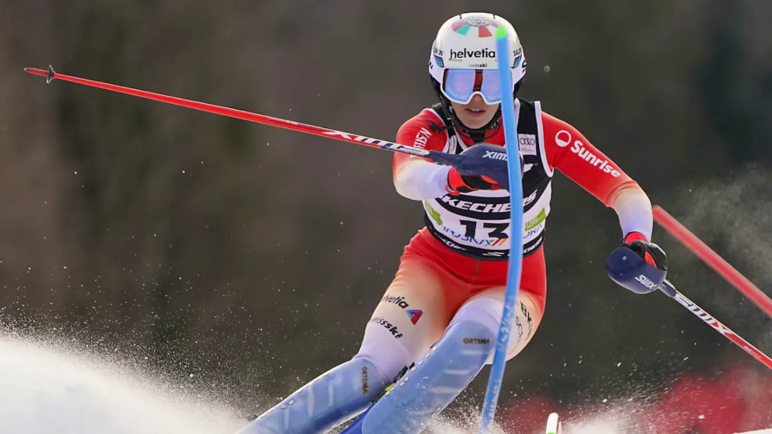 Alpine skiing: Michelle Gisin at the slalom start for the last time on ...