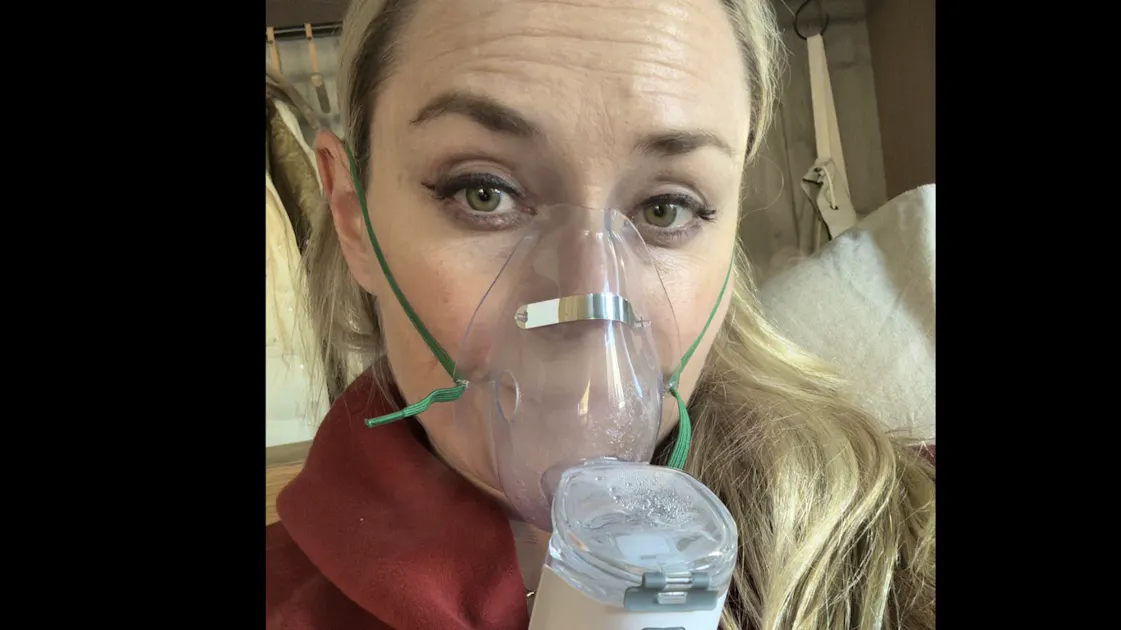Vonn postet Foto mit Inhalationsmaske – aber will im Super-G trotzdem ...