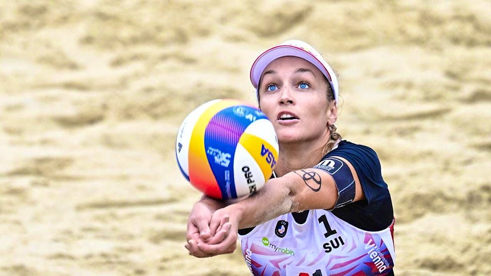 Beach volleyball: Anouk Vergé-Dépré injures her foot | blue News