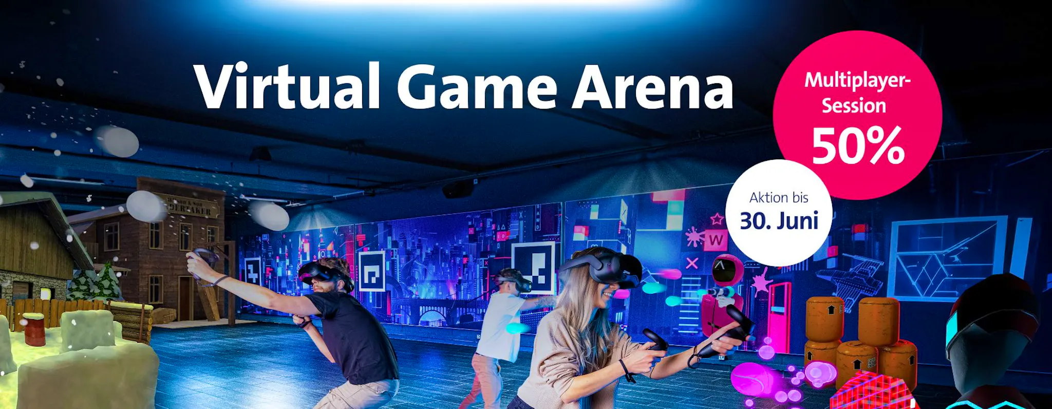 Virtual Game Arena: Eintauchen in VR-Abenteuer | blue Cinema