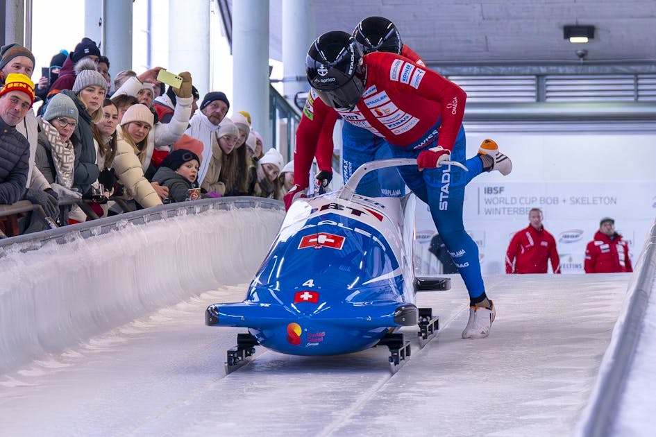 Mondiaux de bob: Michael Vogt et son pousseur prennent une place d ...